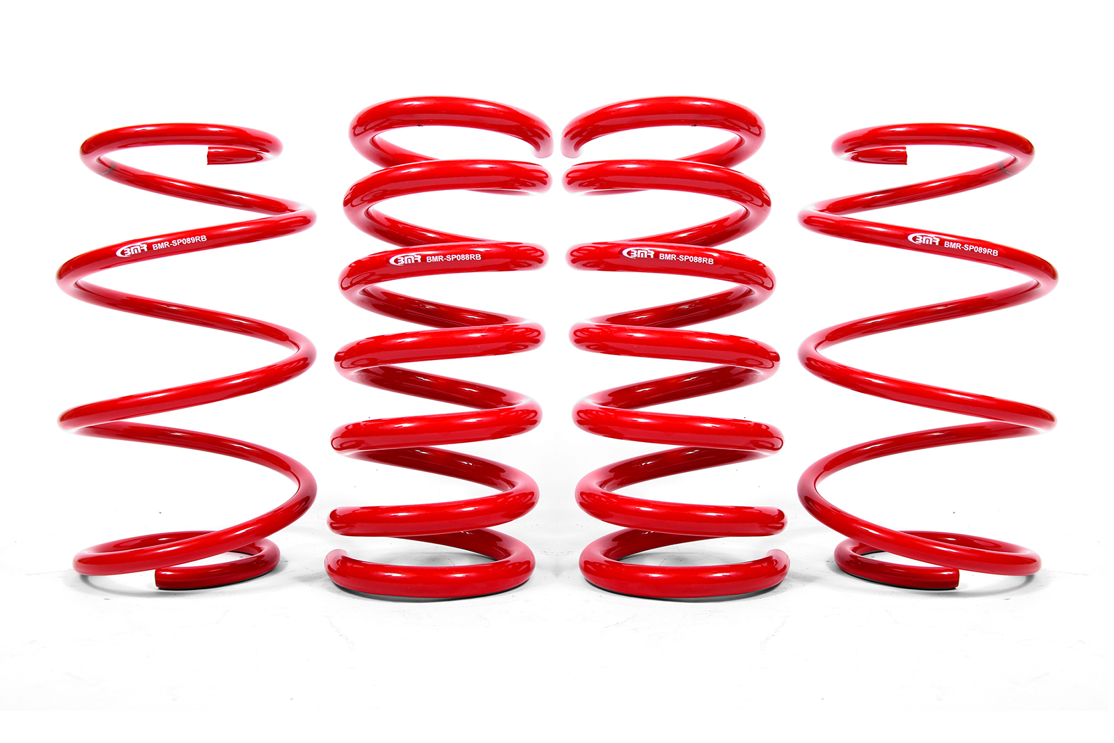 BMR Drag Minimum Drop Lowering Springs Set Of 4 - Red - Motorsport and ...