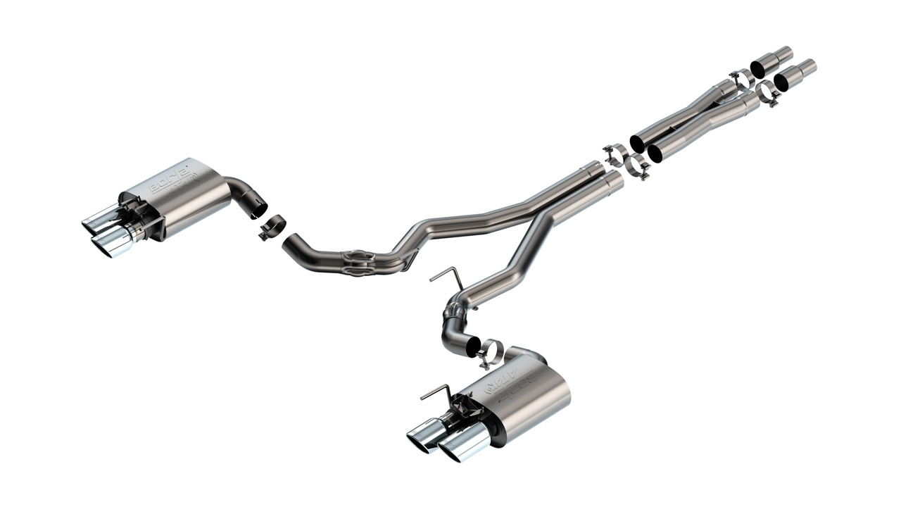 Borla ATAK 2024 Ford Mustang GT Cat-Back Active Exhaust System With ...